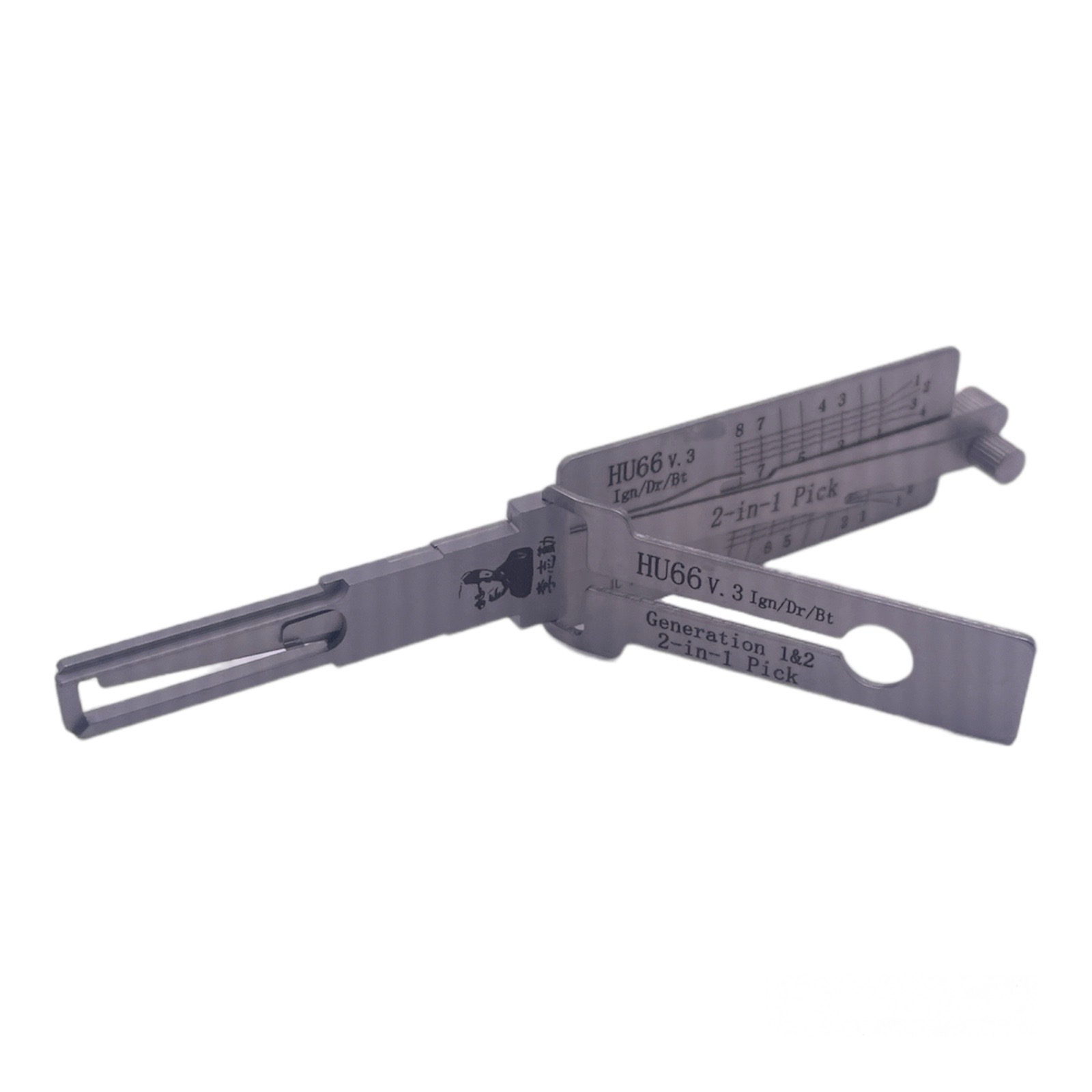 ORIGINAL LISHI HU66 2 IN 1 PICK & DECODER (IGN-DR-BT) | Immokeys
